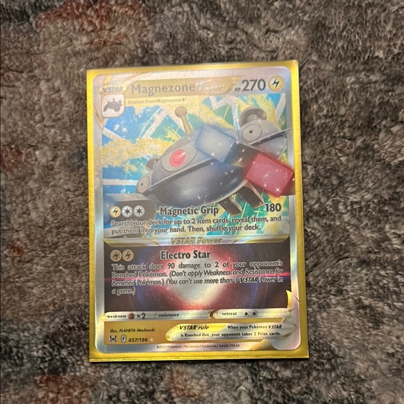 Pokemon | Toys | Pokemon Magnezone Vstar Trading Card Gold Blue Red ...